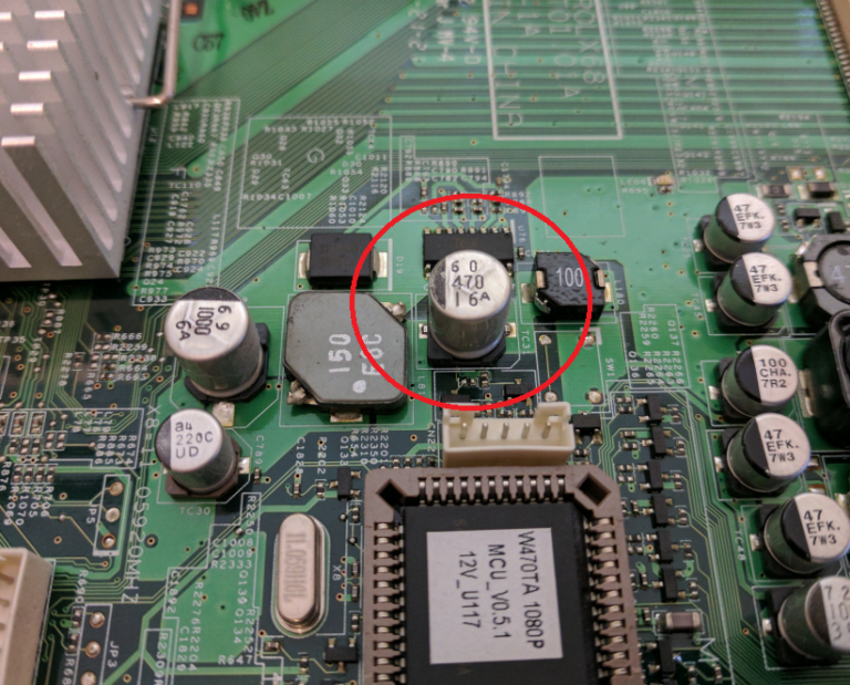 Westinghouse 42F430S / 47F430S Power on trouble | Shawn Garringer's Website